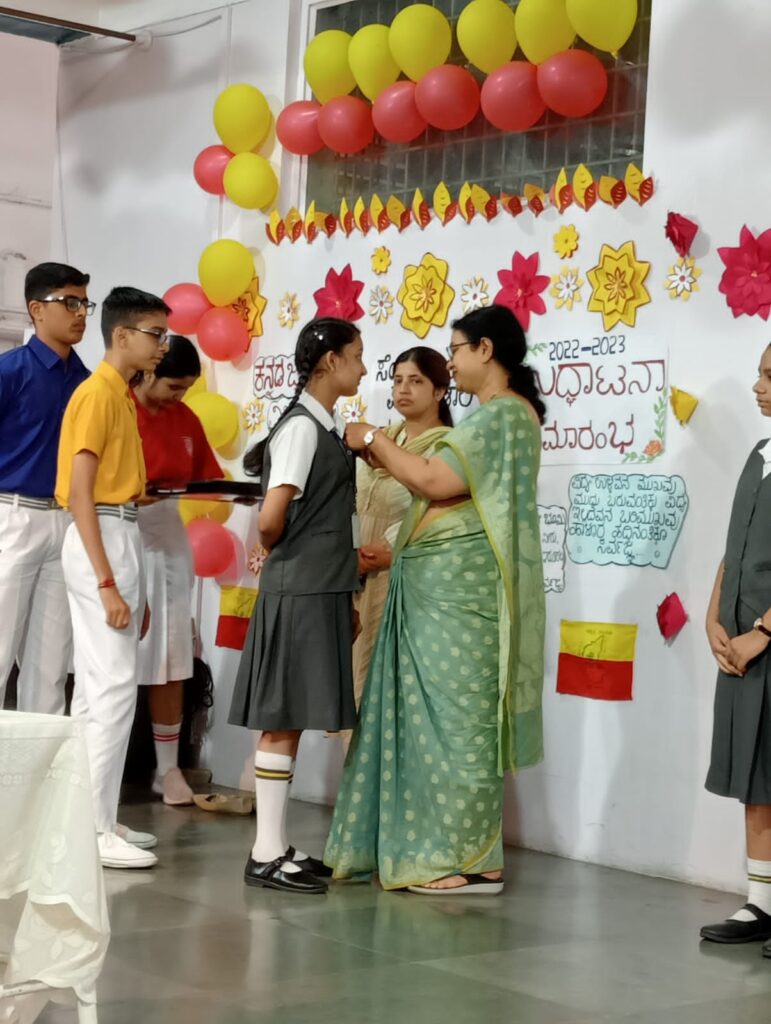 Inauguration of Hindi and Kannada Club(Middle and High school) - St. Marys Public School